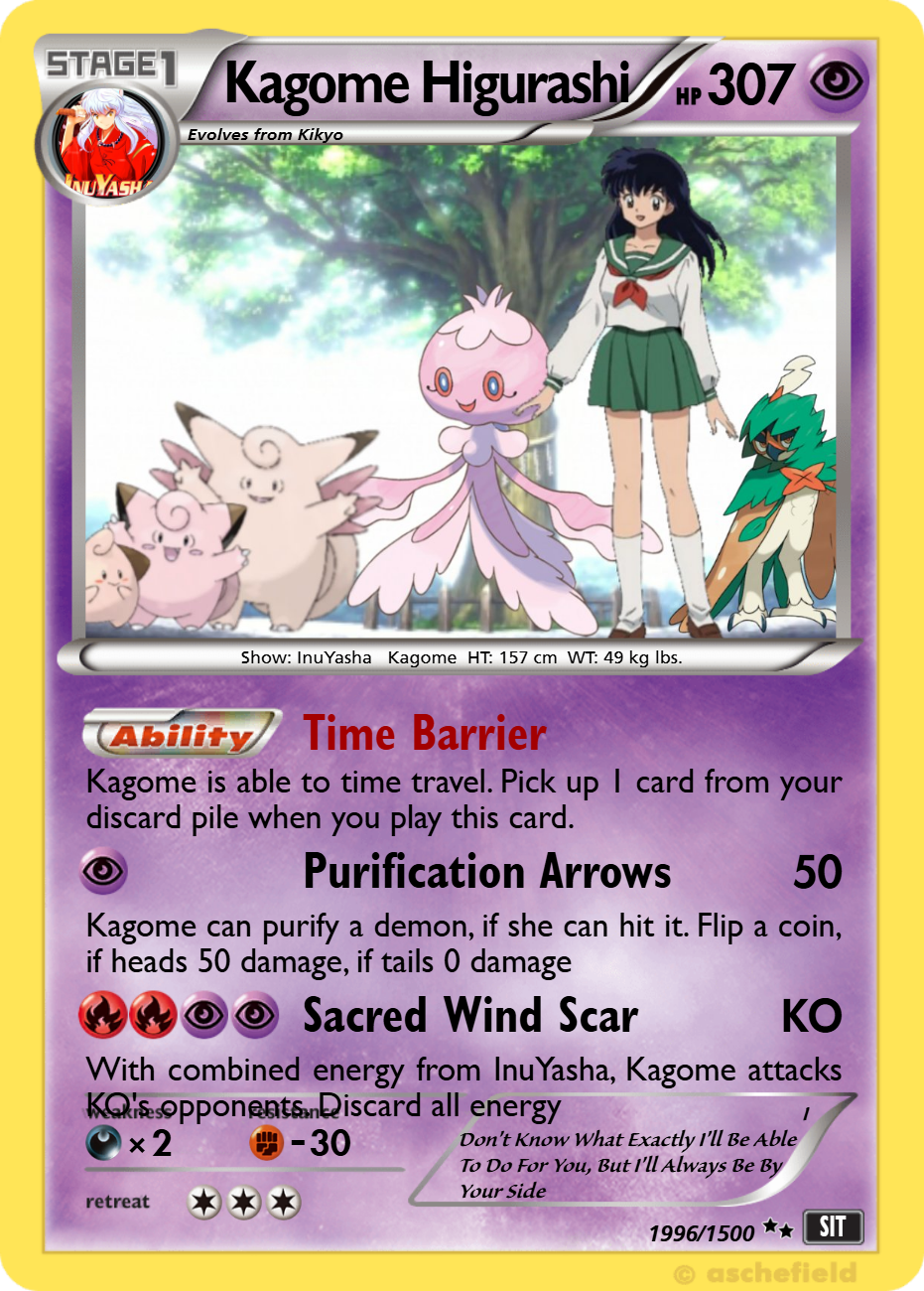 Kagome Higurashi - UncleJays | Pokécardmaker.net