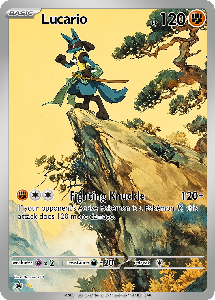 Lucario - Urgences78 | Pokécardmaker.net