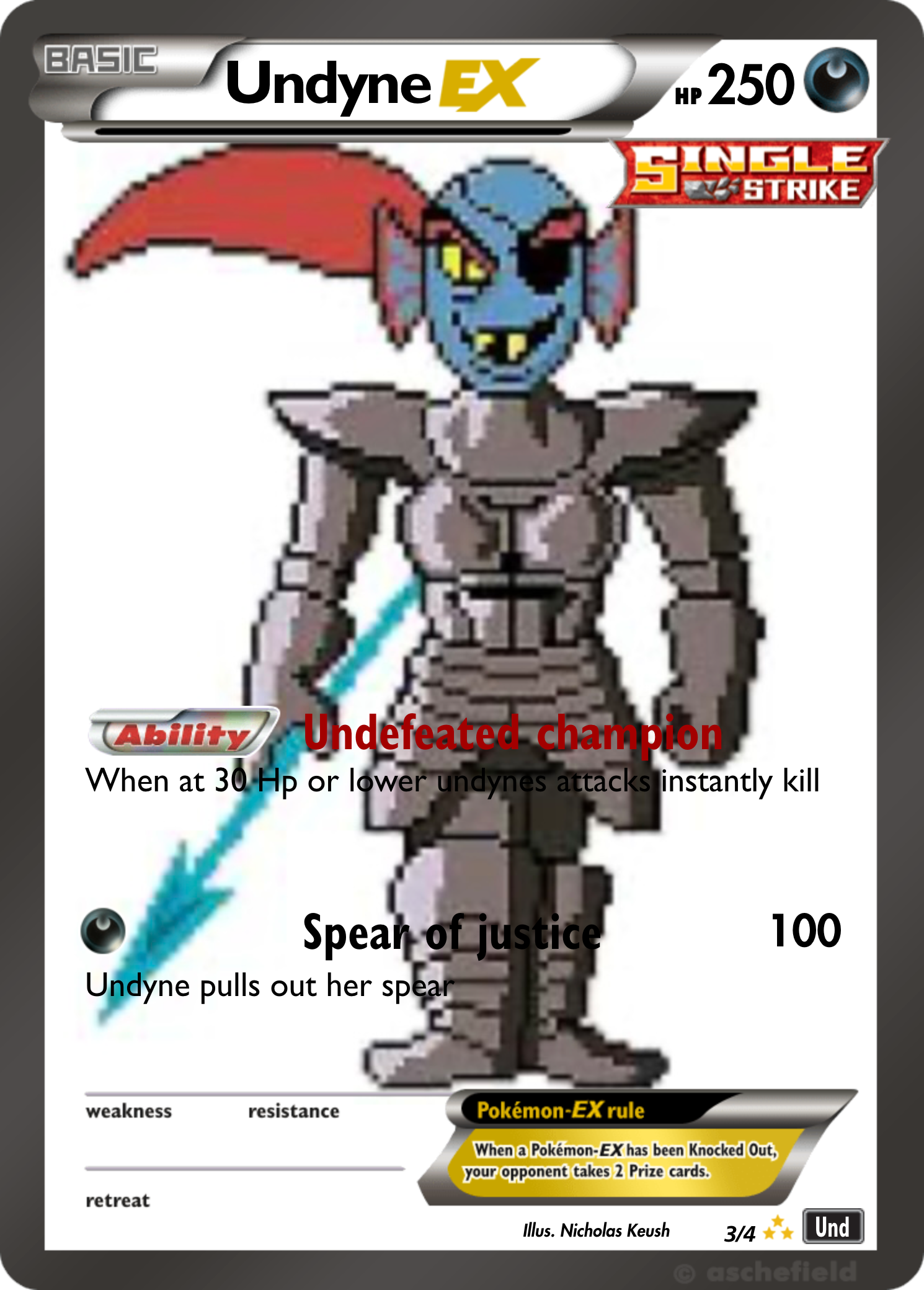 Undyne - Urmom225 | Pokécardmaker.net