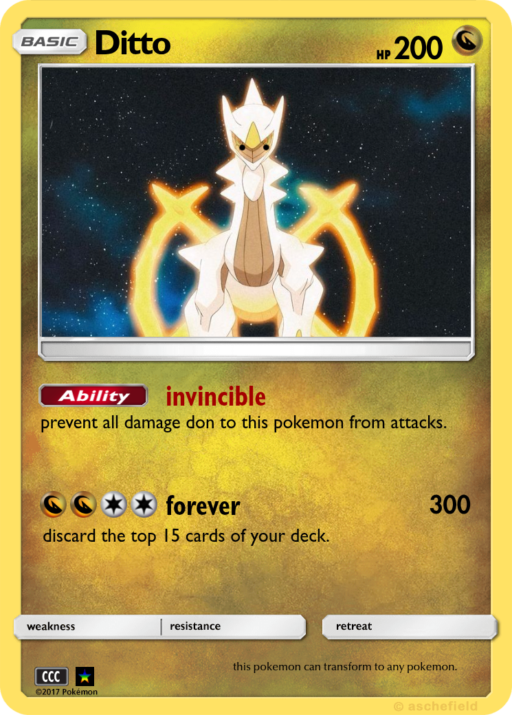 Ditto - VALOR100 | Pokécardmaker.net