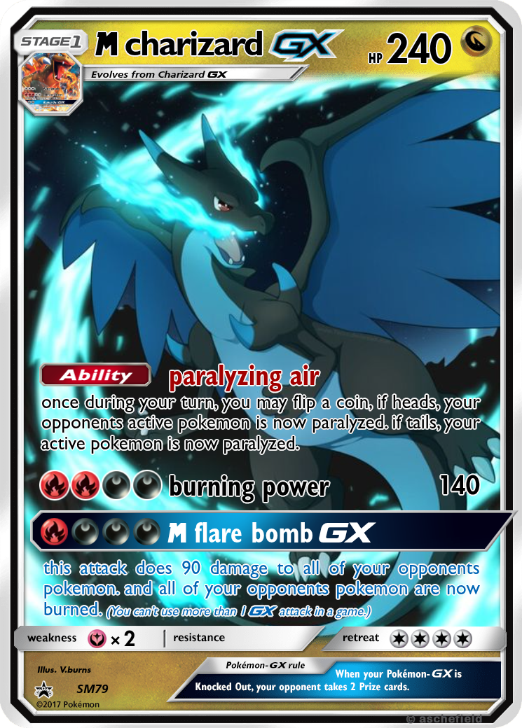 [m] charizard - VALOR100 | Pokécardmaker.net