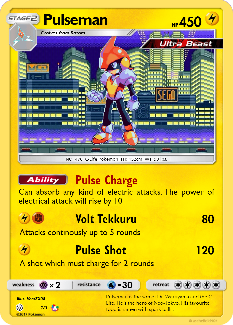 Pulseman - VentZX0308 | Pokécardmaker.net