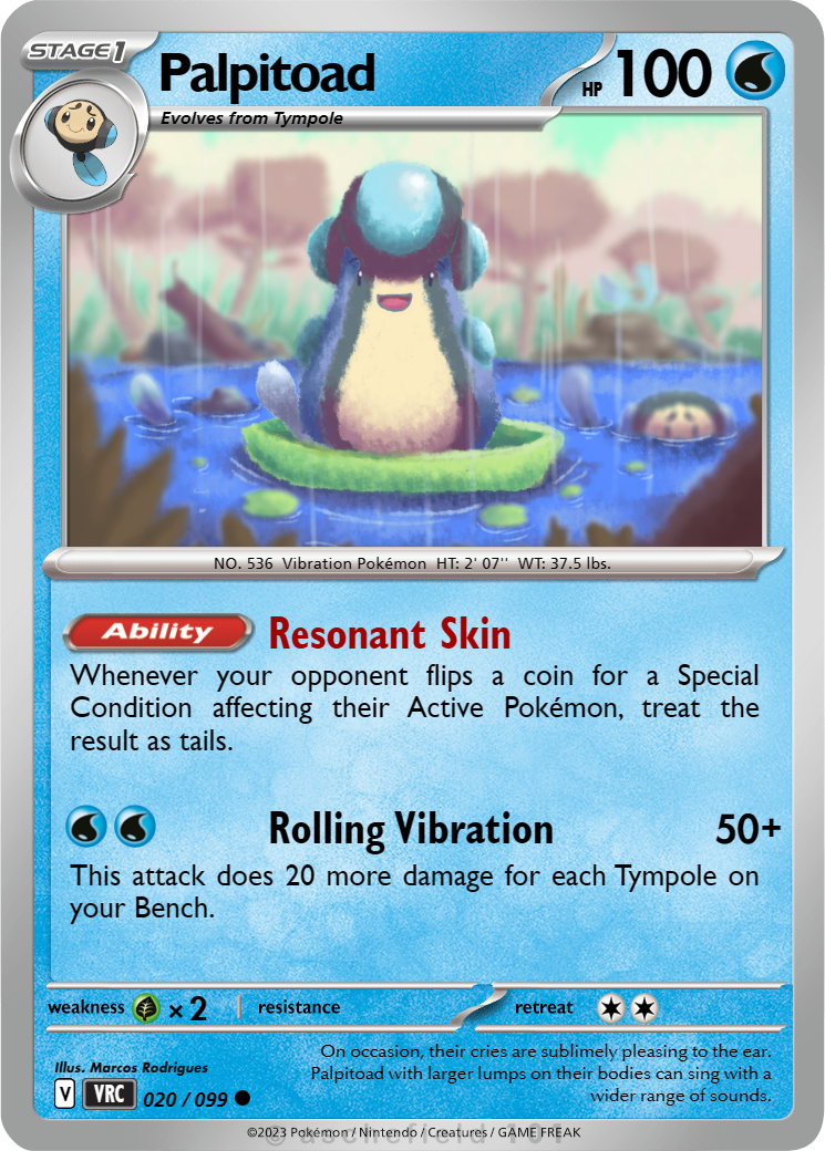 Palpitoad - Verocter | Pokécardmaker.net