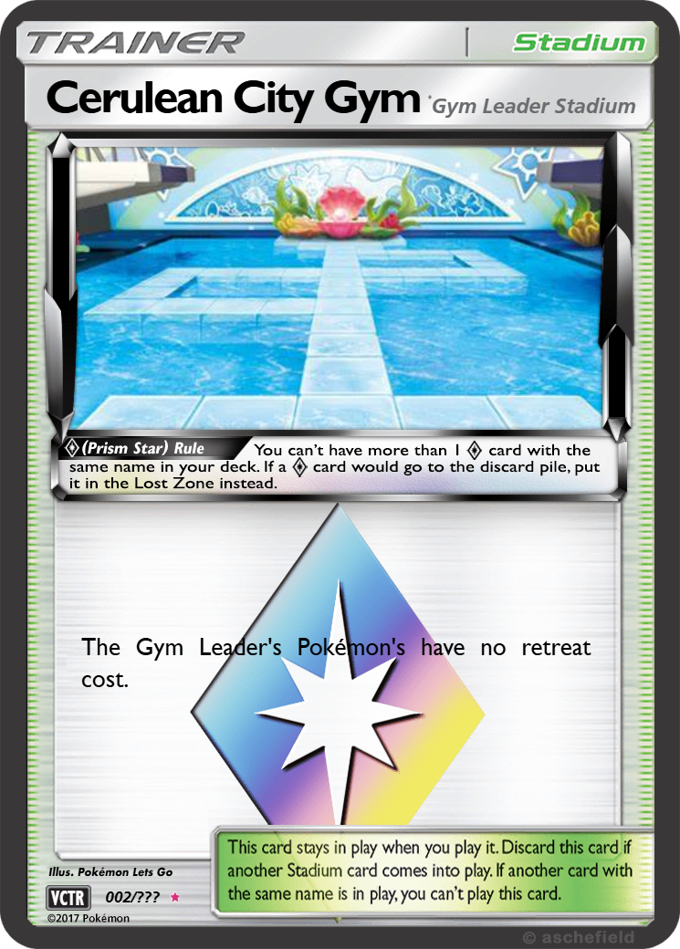 Cerulean City Gym - VictoryRoad | Pokécardmaker.net