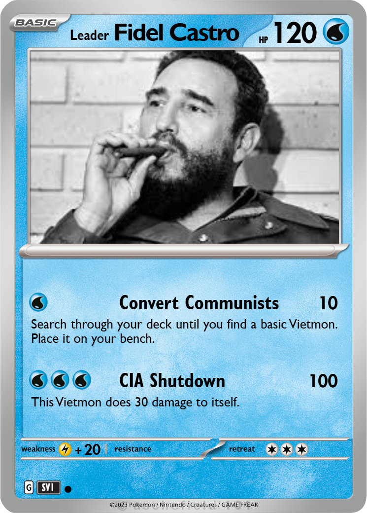 Fidel Castro - Vietmon | Pokécardmaker.net