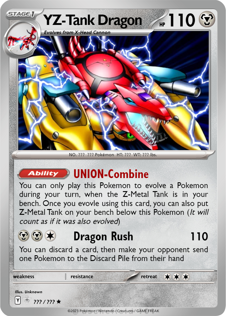 YZ-Tank Dragon - Vlatron2000 | Pokécardmaker.net