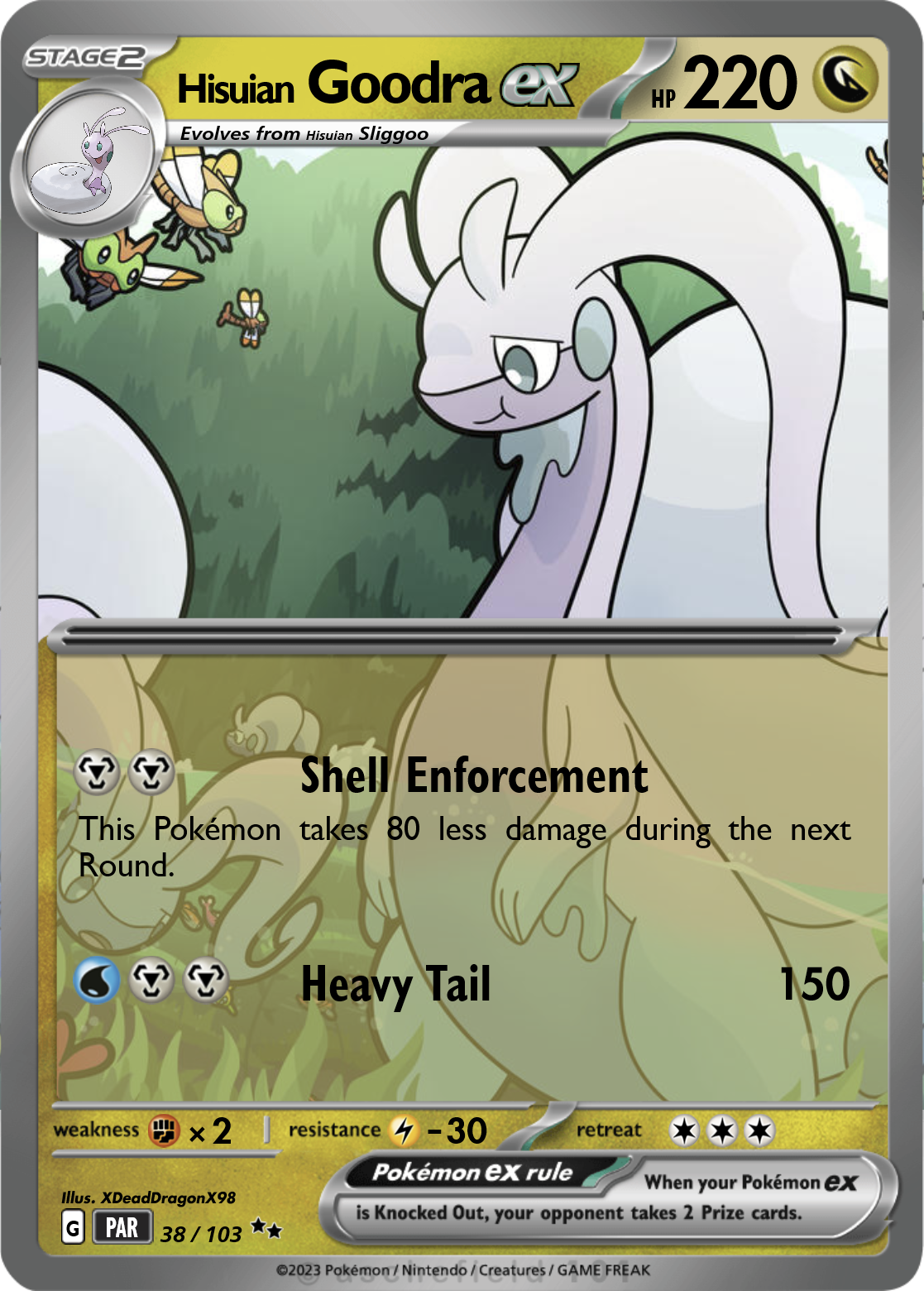 ==Hisuian== Goodra - Voindex | Pokécardmaker.net
