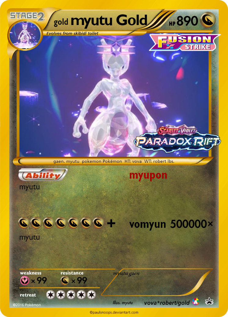 myutu Gold - Vovanhitrovan2021 | Pokécardmaker.net