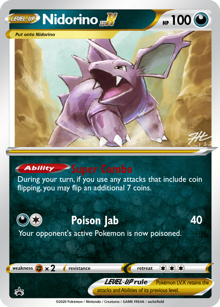 Nidorino - WAAAZZAAAA | Pokécardmaker.net