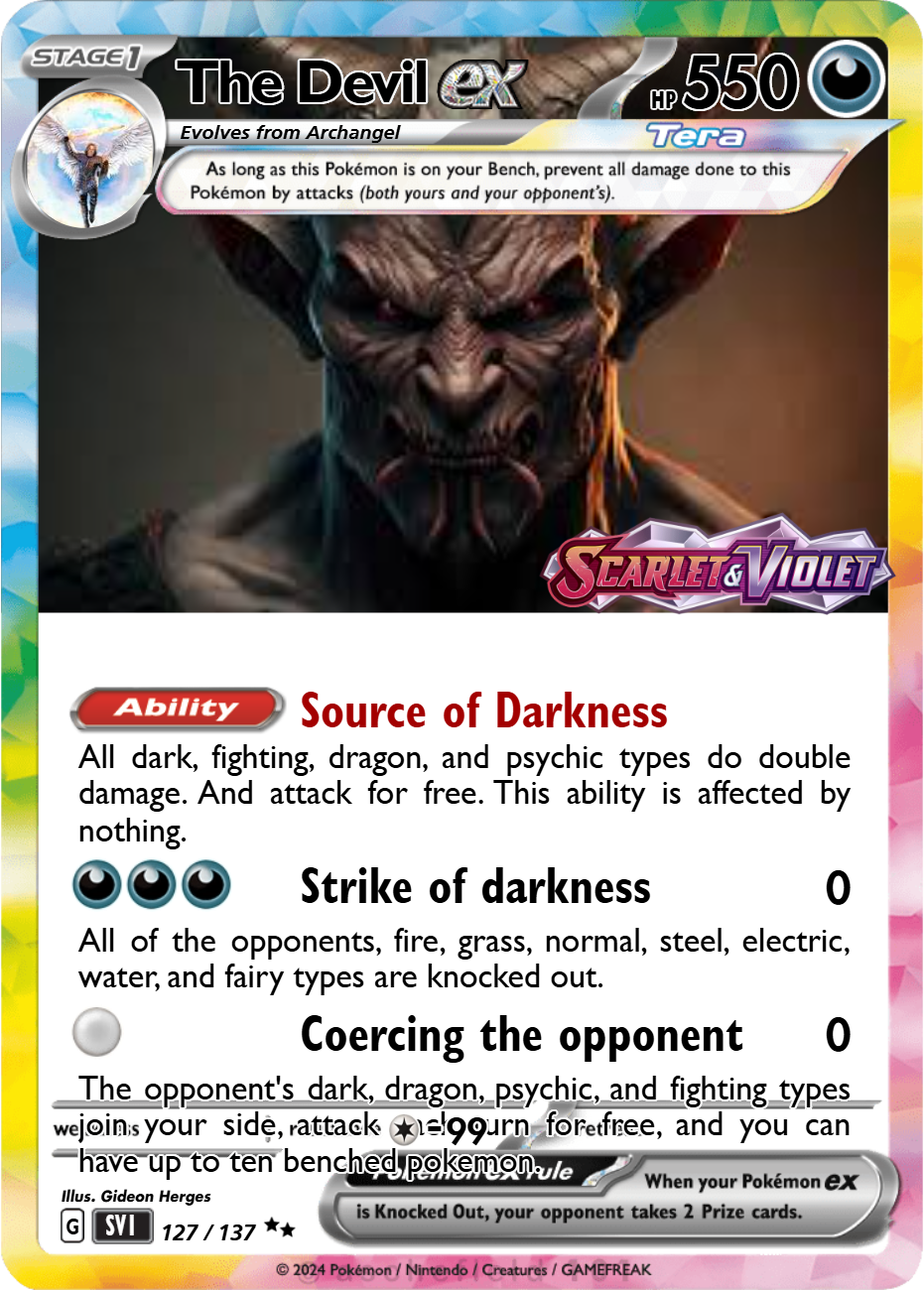 The Devil - Warden776 | Pokécardmaker.net