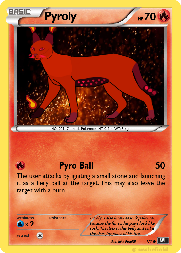 Pyroly - WavyEevee | Pokécardmaker.net