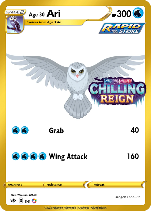 Ari - Wesstar123454 | Pokécardmaker.net