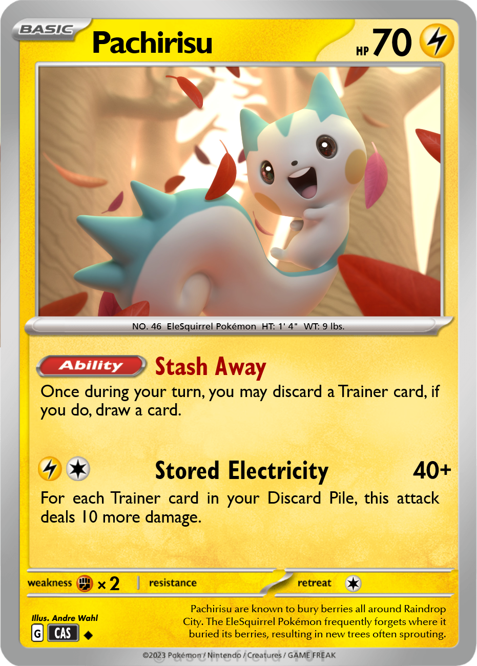 Pachirisu - Wetgoat | Pokécardmaker.net