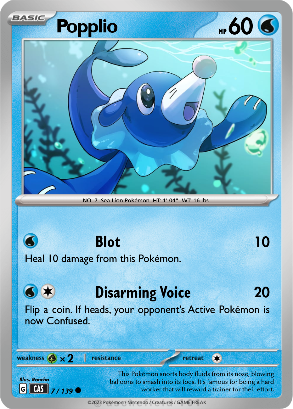 Popplio - Wetgoat | Pokécardmaker.net