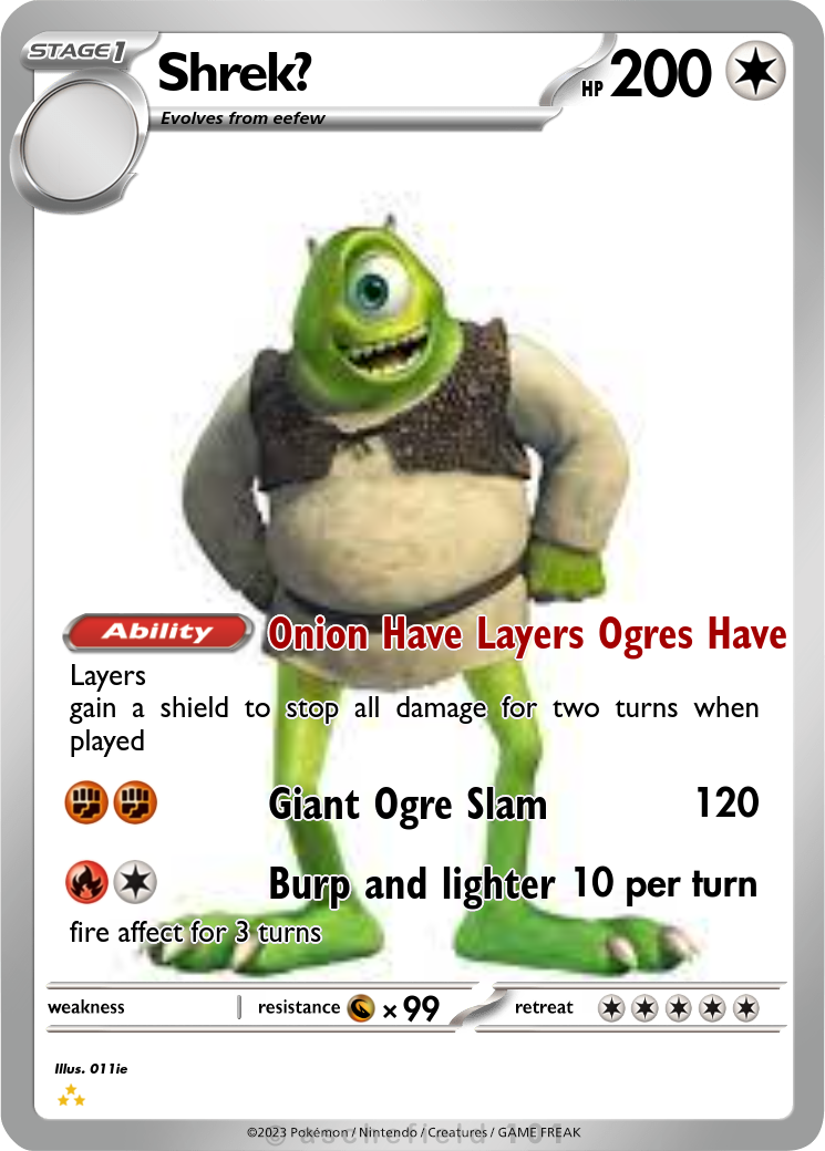 Shrek? - WhatTheCards | Pokécardmaker.net