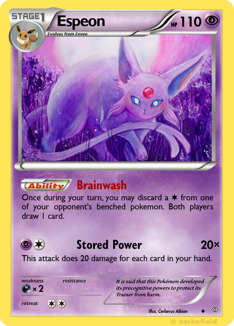 Espeon - WhiteSugar | Pokécardmaker.net