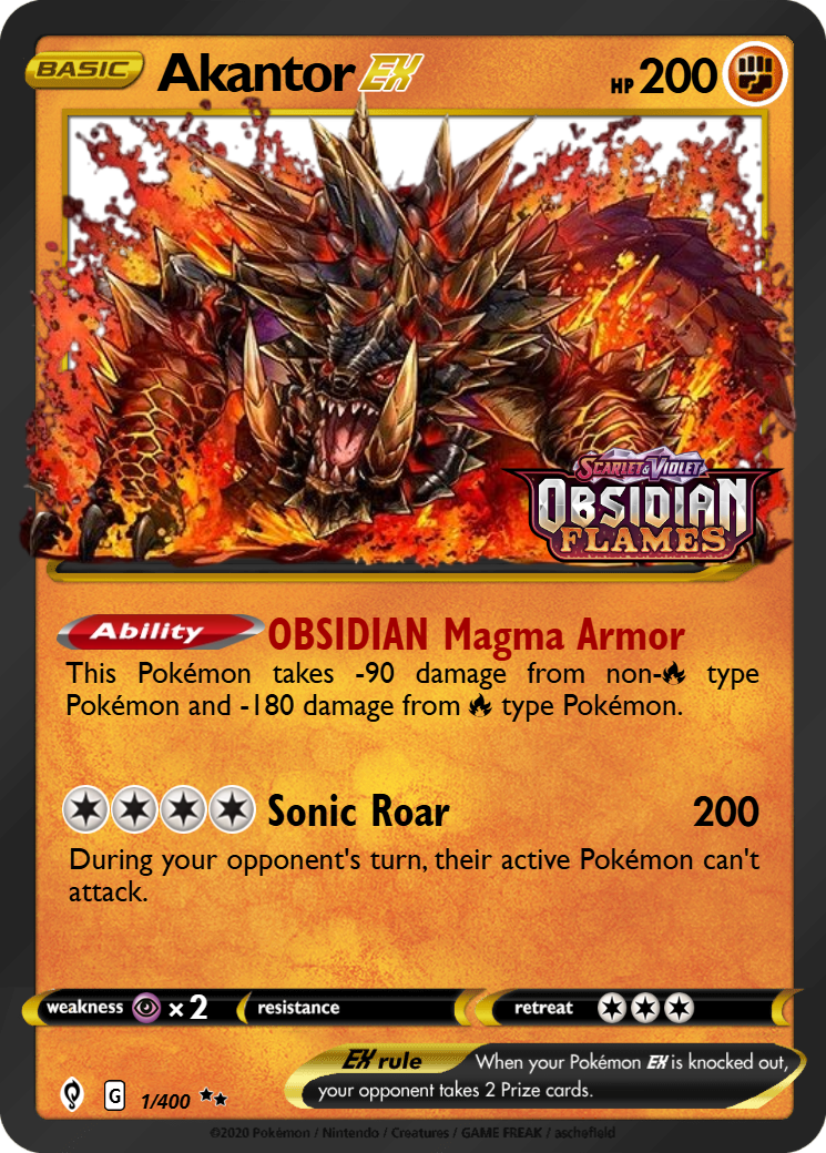 Akantor - Whomp1996 | Pokécardmaker.net