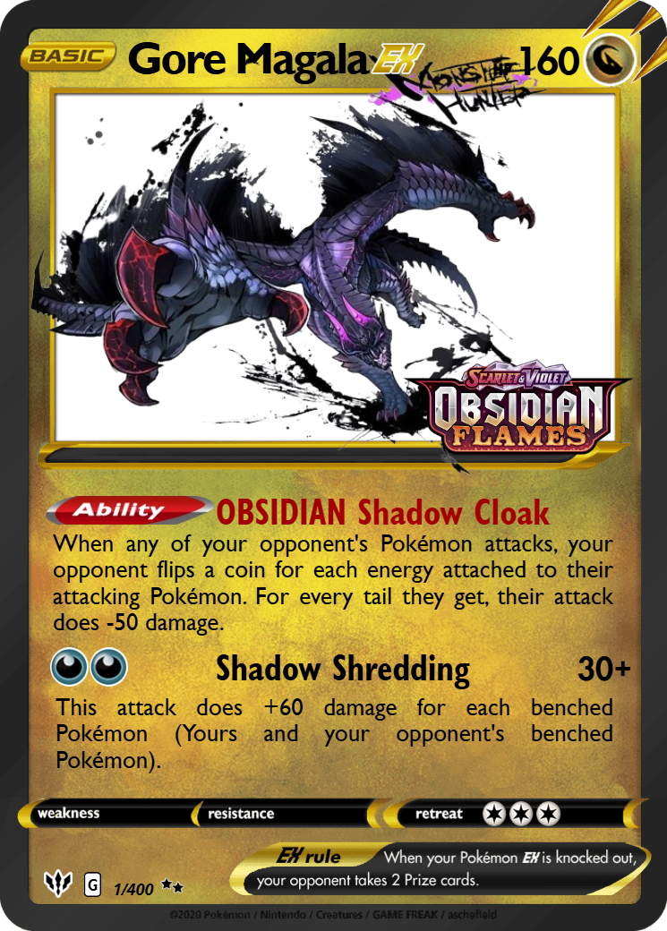 Gore Magala - Whomp1996 | Pokécardmaker.net
