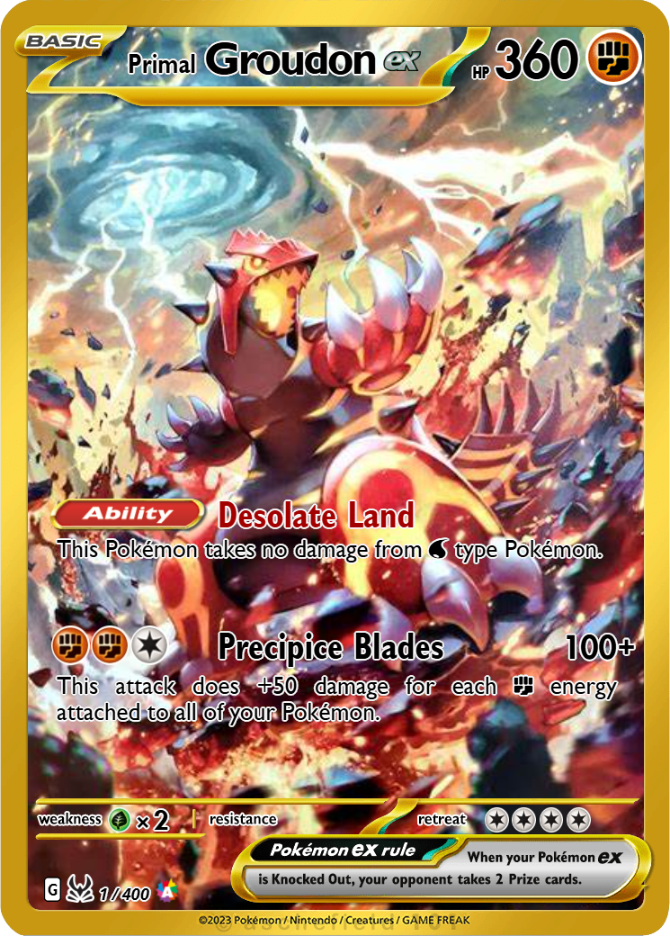 Groudon - Whomp1996 | Pokécardmaker.net