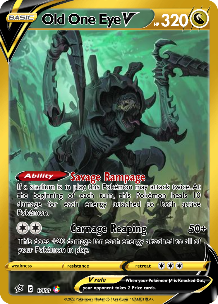 Old One Eye - Whomp1996 | Pokécardmaker.net