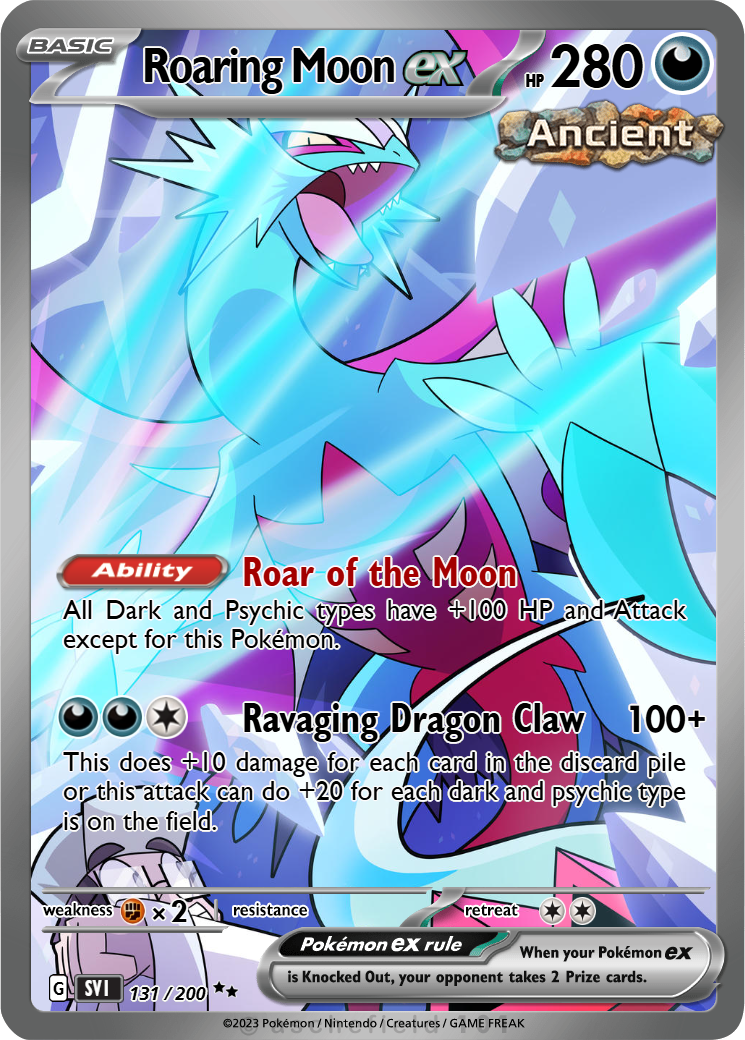Roaring Moon - Whomp1996 | Pokécardmaker.net