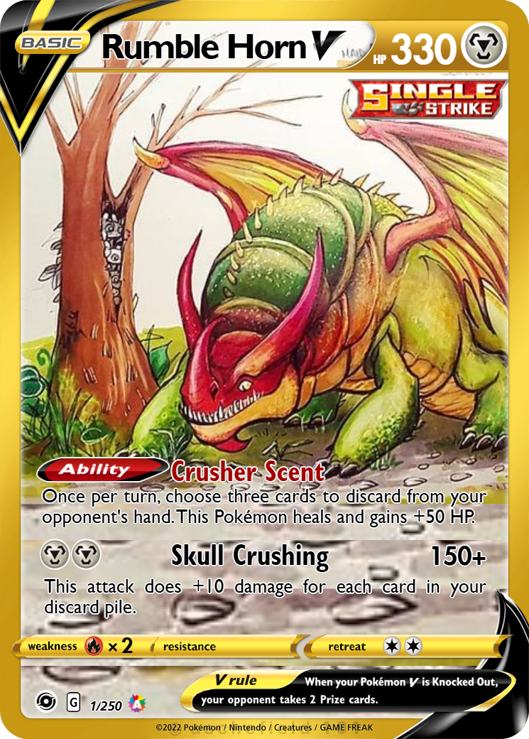 Rumble Horn - Whomp1996 | Pokécardmaker.net