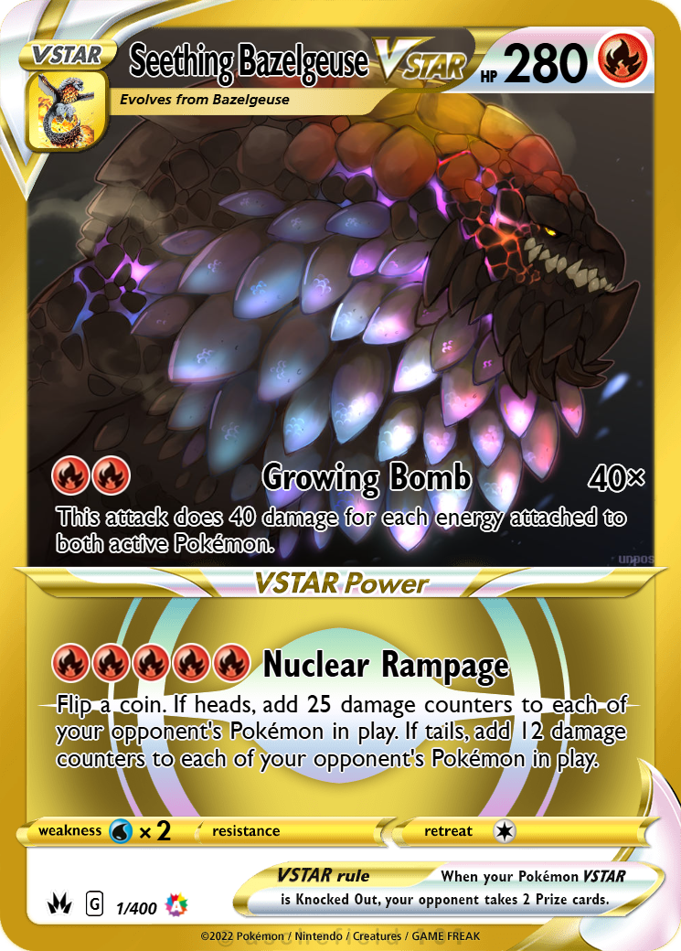 Seething Bazelgeuse - Whomp1996 | Pokécardmaker.net