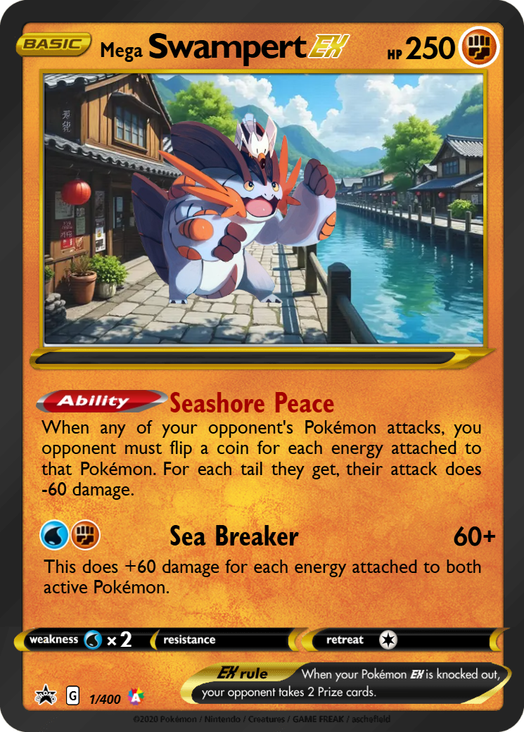 Swampert - Whomp1996 | Pokécardmaker.net