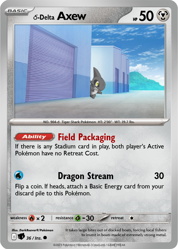 Axew - WillMAW2 | Pokécardmaker.net