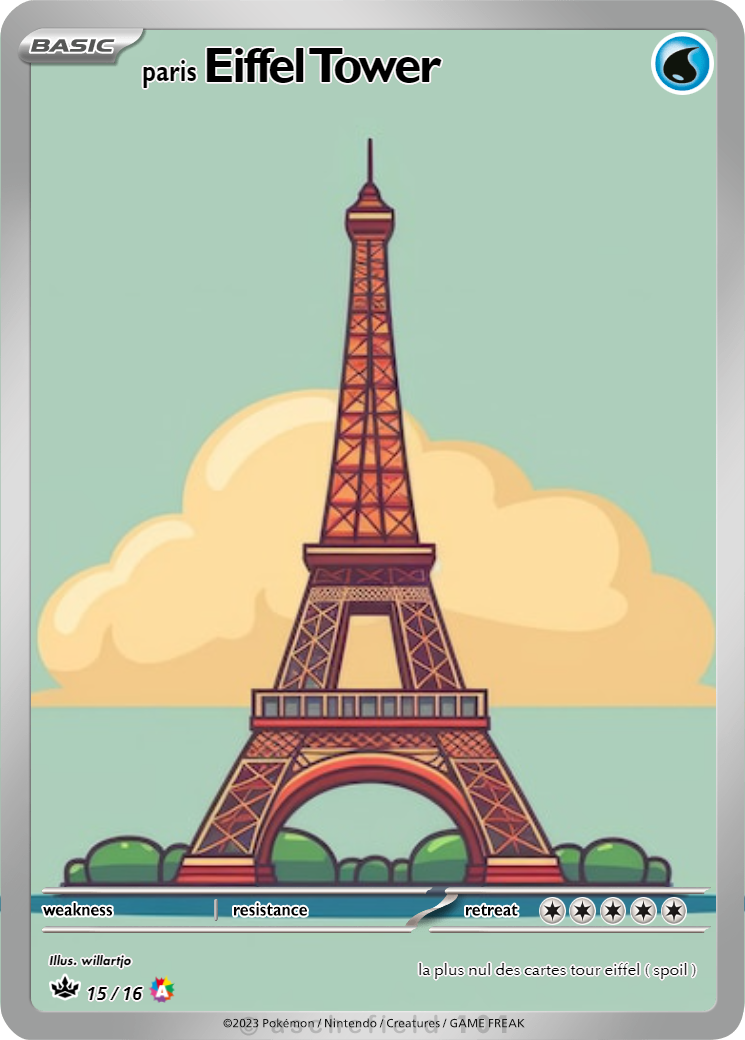 Eiffel Tower - Willartjo | Pokécardmaker.net