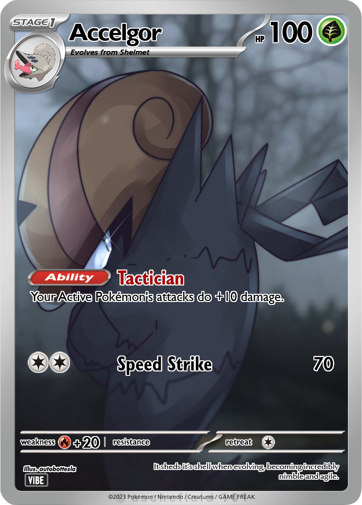 Accelgor - Wovibe | Pokécardmaker.net