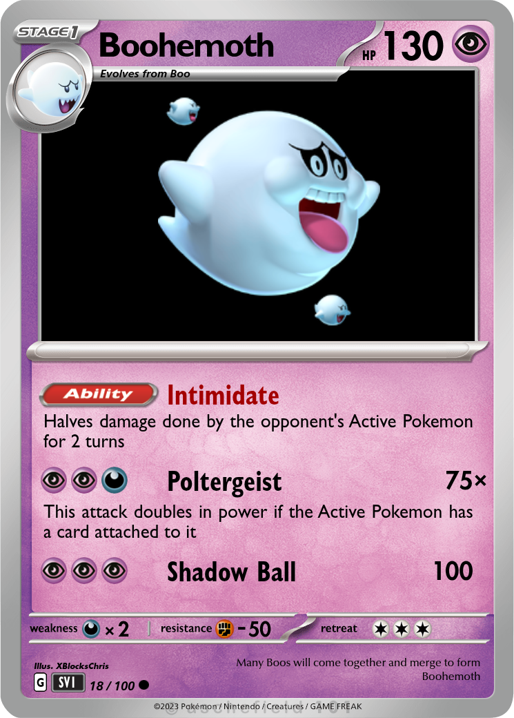 Boohemoth - XBlocksChris | Pokécardmaker.net