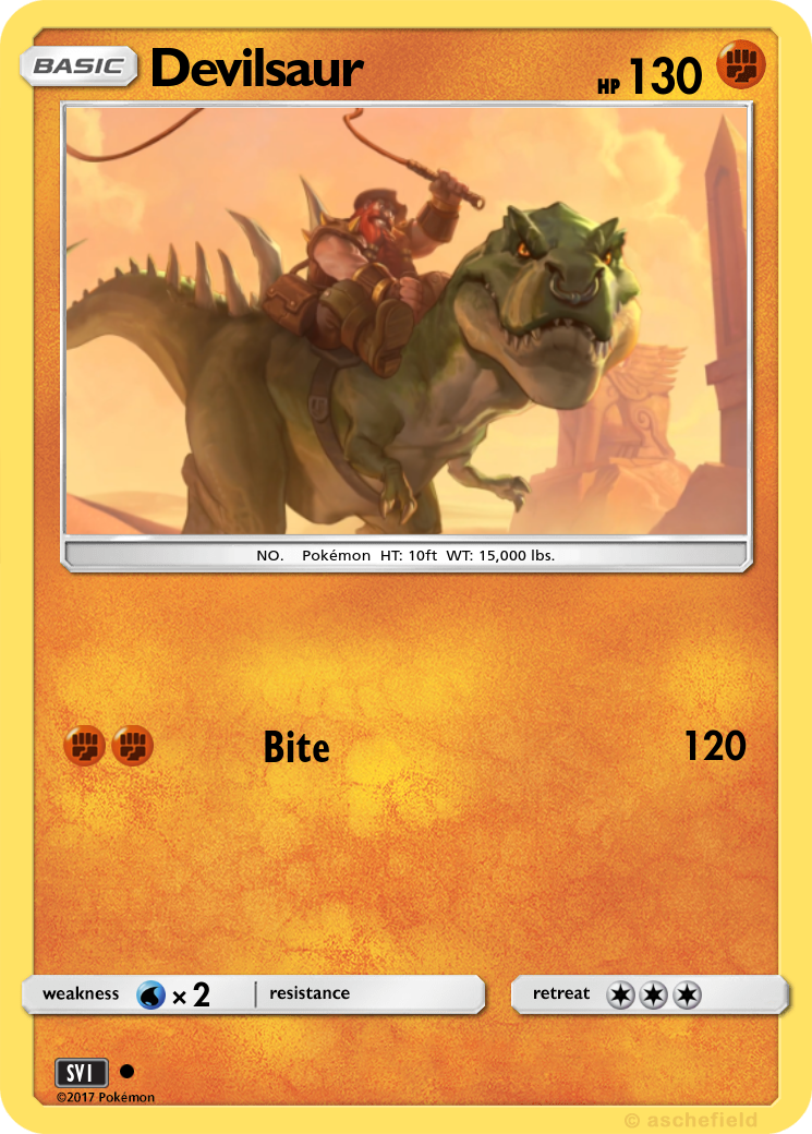 Devilsaur - XENOMORPH | Pokécardmaker.net