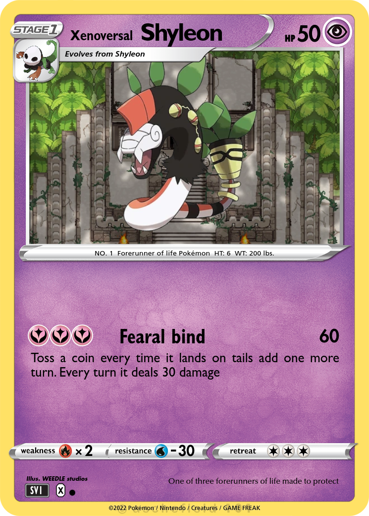 Shyleon - XenoVerse | Pokécardmaker.net