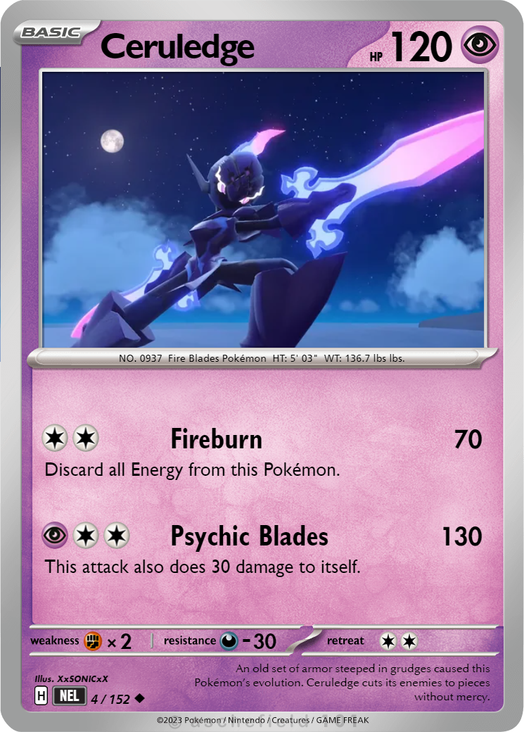 Ceruledge - XxSONICxX | Pokécardmaker.net