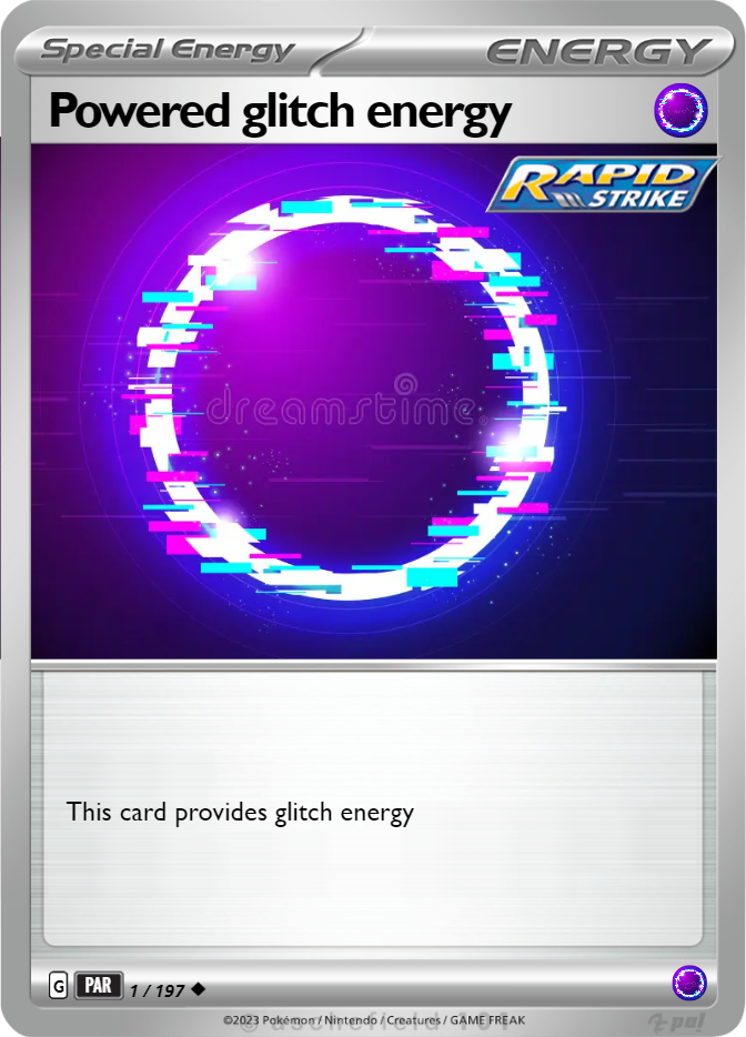 Powered glitch energy - XxSONICxX | Pokécardmaker.net