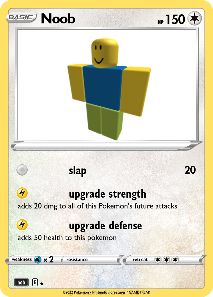 Noob - YOYO | Pokécardmaker.net
