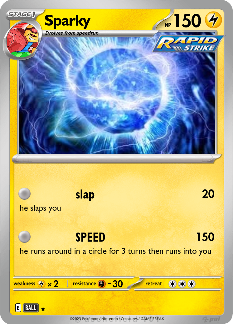 Sparky - YOYO | Pokécardmaker.net