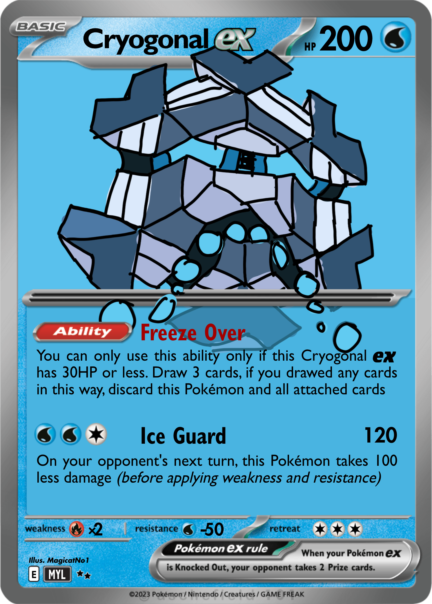 Cryogonal - YT_MagicatNo1 | Pokécardmaker.net