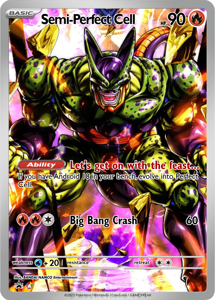 Semi-Perfect Cell - Yajirobe | Pokécardmaker.net