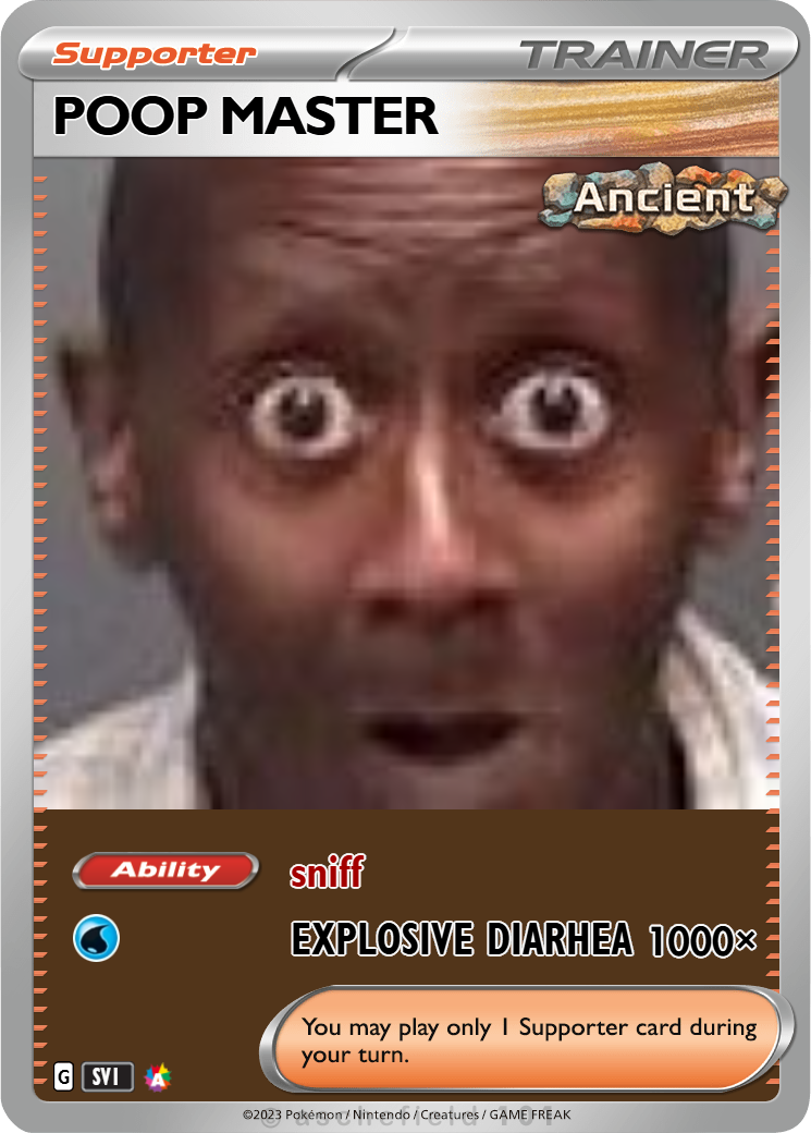 POOP MASTER - Yoo | Pokécardmaker.net