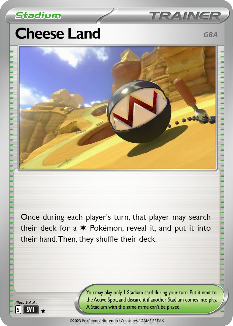 Cheese Land - Yoshigamer8 | Pokécardmaker.net