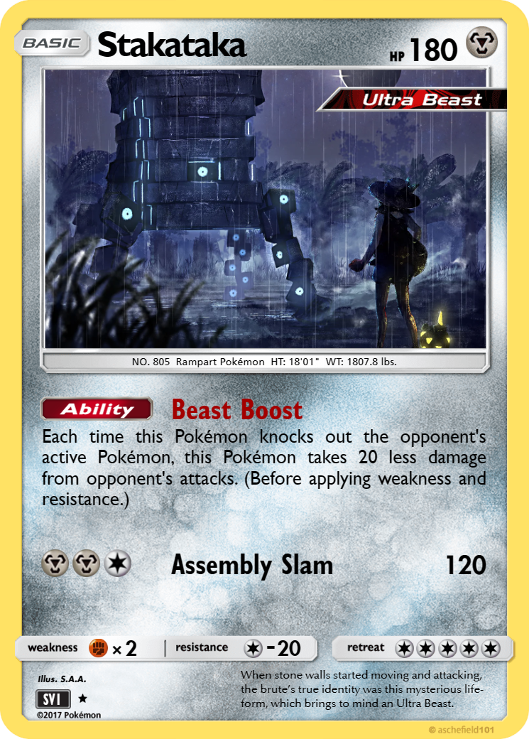 Stakataka - Yoshigamer8 | Pokécardmaker.net