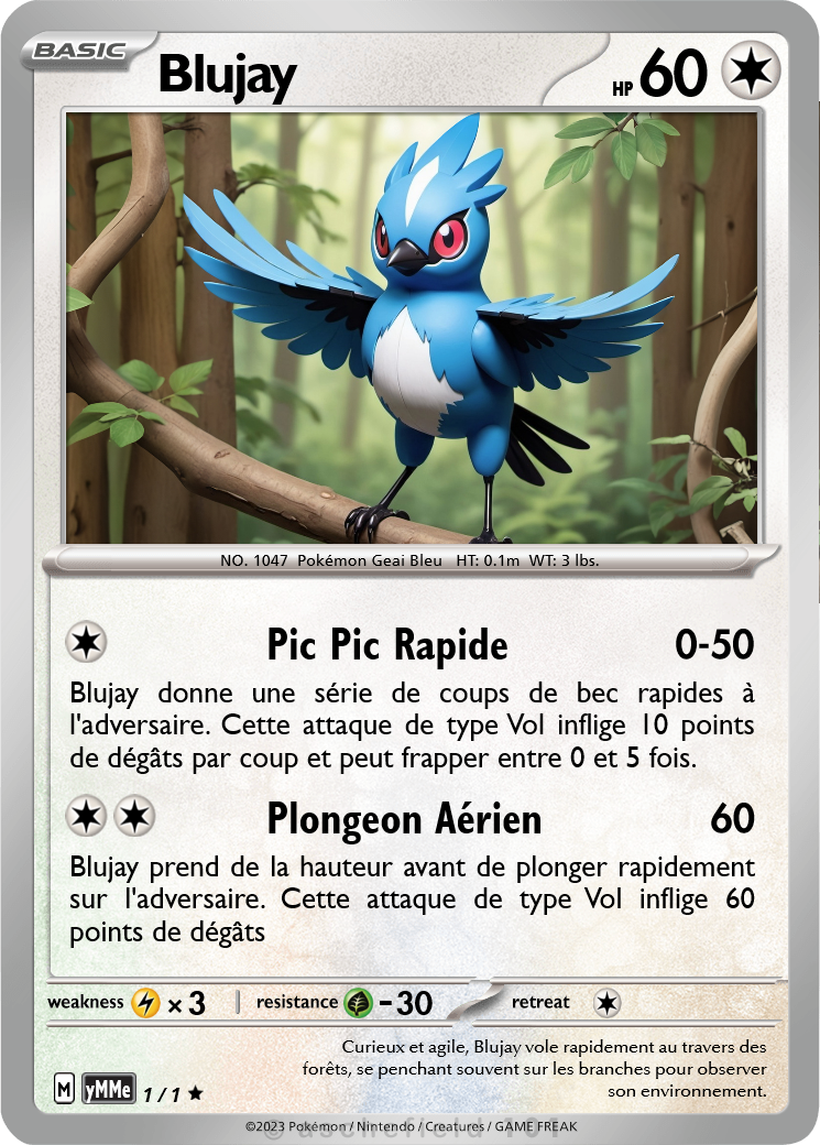 Blujay - Yoshimiru93 | Pokécardmaker.net
