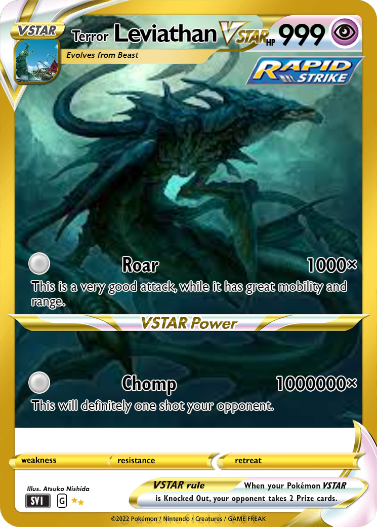 Leviathan - YourNightmare | Pokécardmaker.net