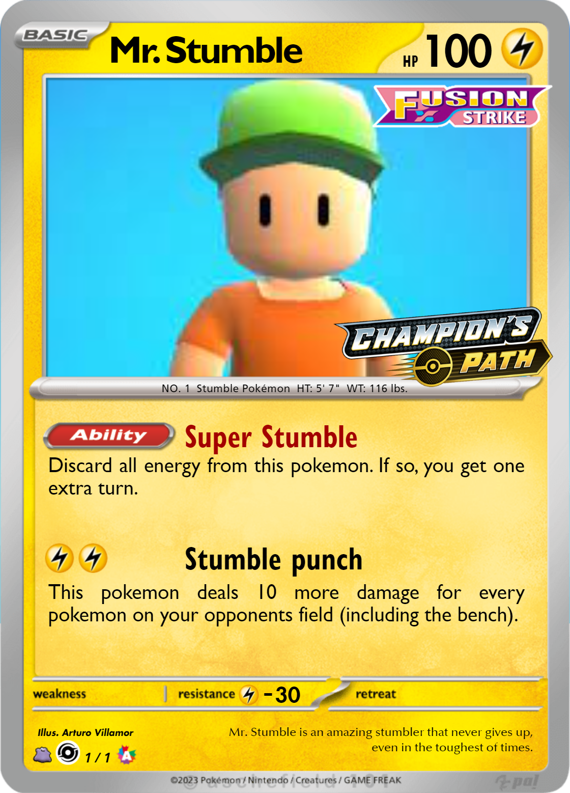 Mr. Stumble - Yourmom1346 | Pokécardmaker.net