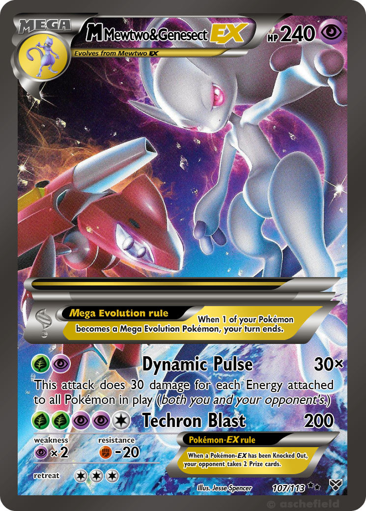 ==Mewtwo&Genesect== - YungMorbid | Pokécardmaker.net