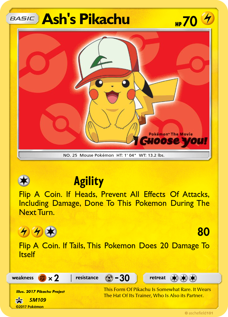 Ash's Pikachu - ZeraoraVstar | Pokécardmaker.net