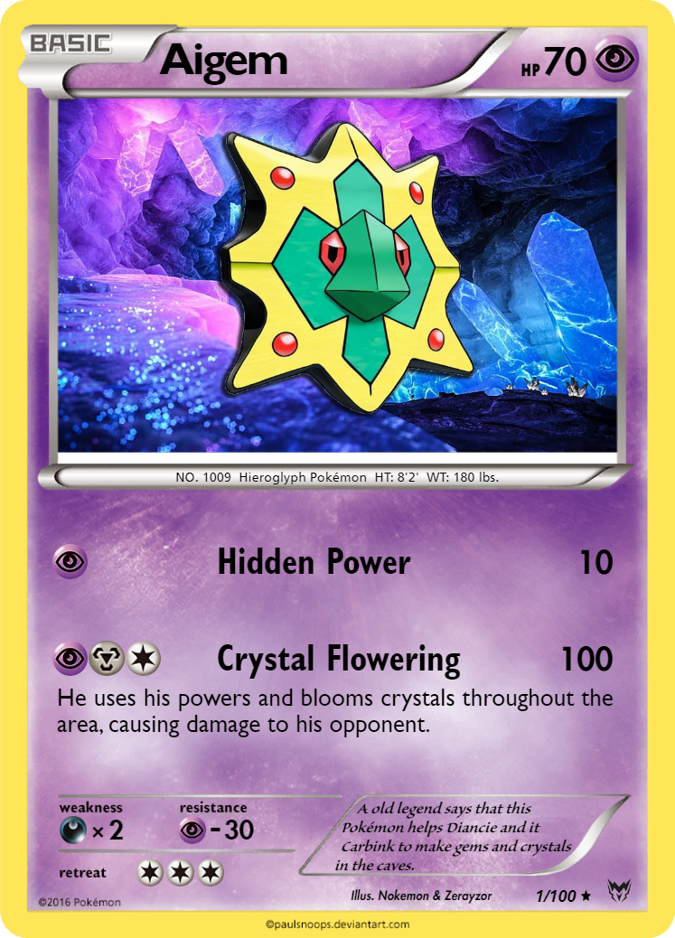 Aigem - ZerayzorPokemaster | Pokécardmaker.net