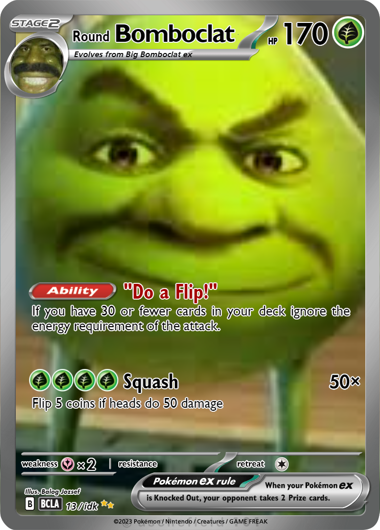 Bomboclat - Zerderler | Pokécardmaker.net